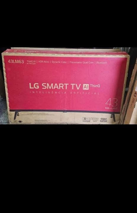 TV LG 43 polegadas Smart 4K com ThinQ AI - TVs - Shell, Linhares ...
