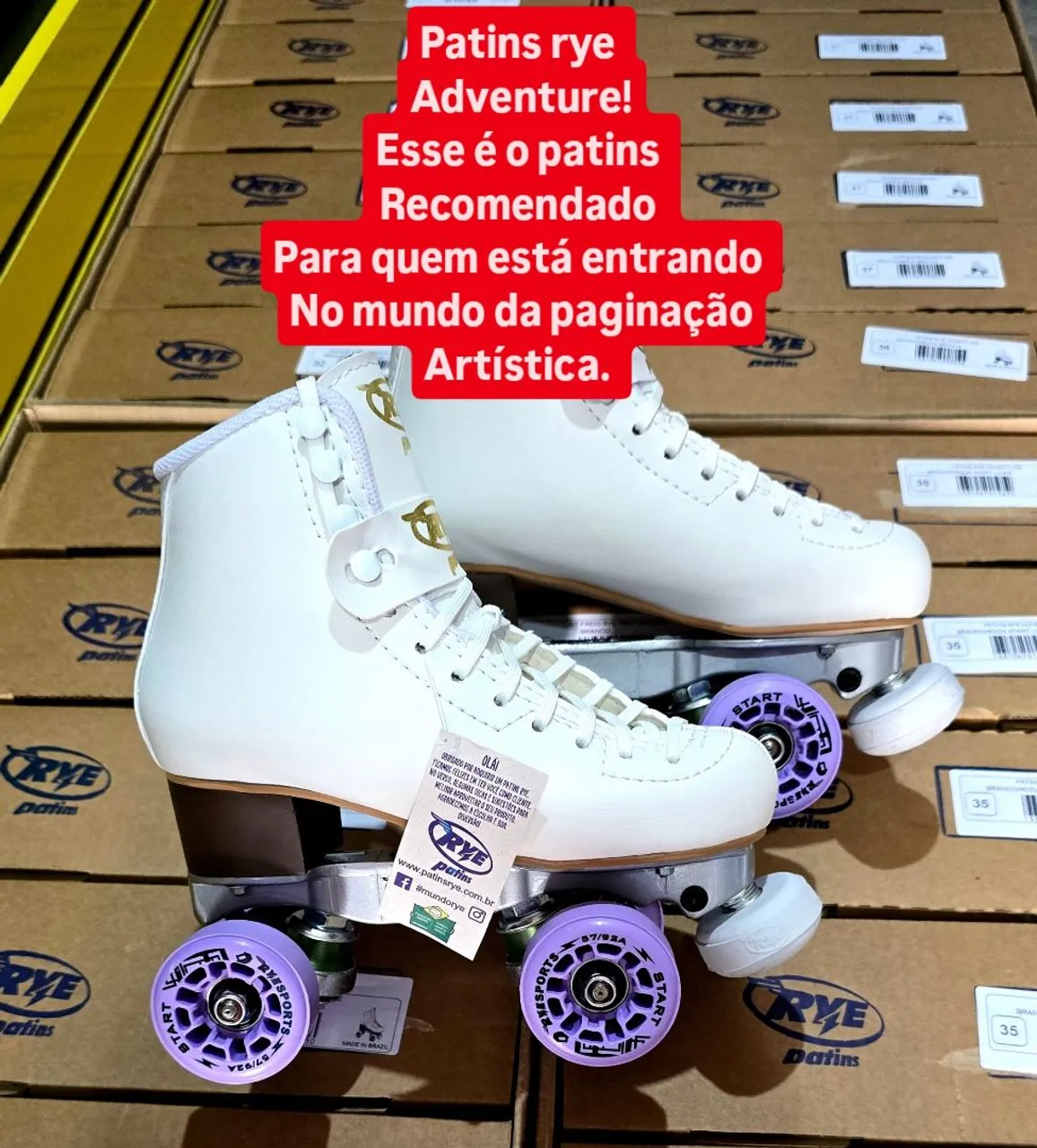 "patins rye" no Brasil