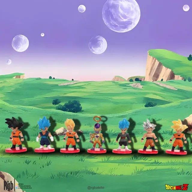 kit mini action figures dragon ball super - 7 unidades - Hobbies e ...