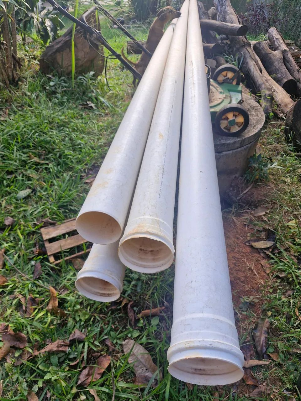 Canos de PVC de 100 para Construção - Fundação e Estrutura - Setor ...