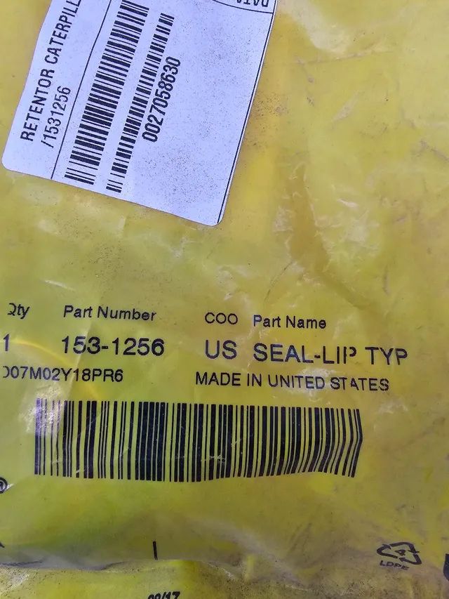 Caterpillar retentor vedação bomba dagua motor novo original 1531256 ...