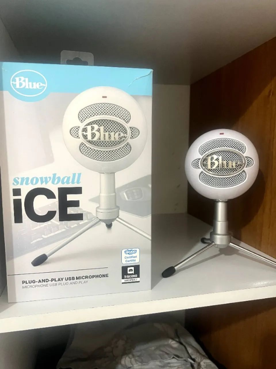 Microfone condensador - Blue Snowball Ice - Microfones e Gravadores ...