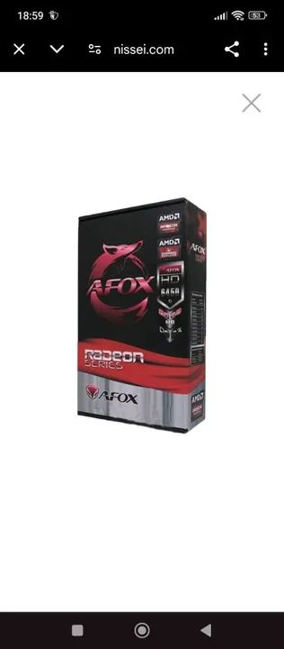 Placa de vídeo AMD Afox Radeon R5 200 Series R5 230 2GB - Placas de ...
