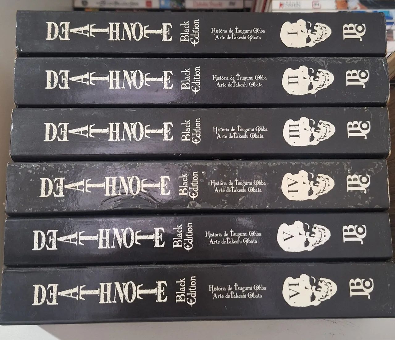Mangá Death Note Black Edition completo volumes 1 a 6 - Livros e ...