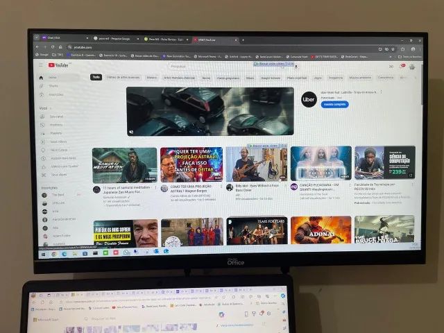 "monitor borda infinita" no Brasil