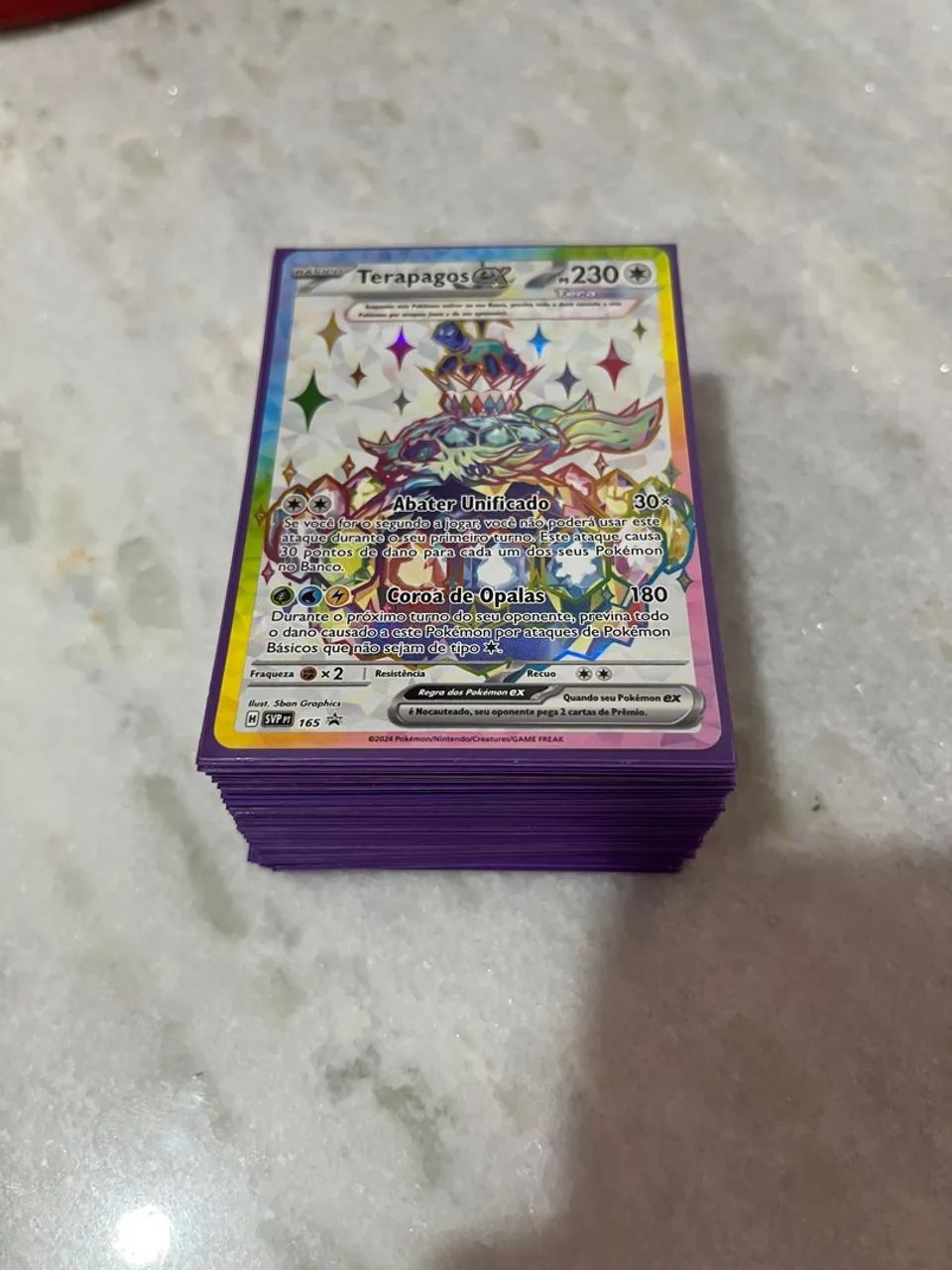 Baralho deck pokemon tcg terapagos - Hobbies e coleções - Jardim ...