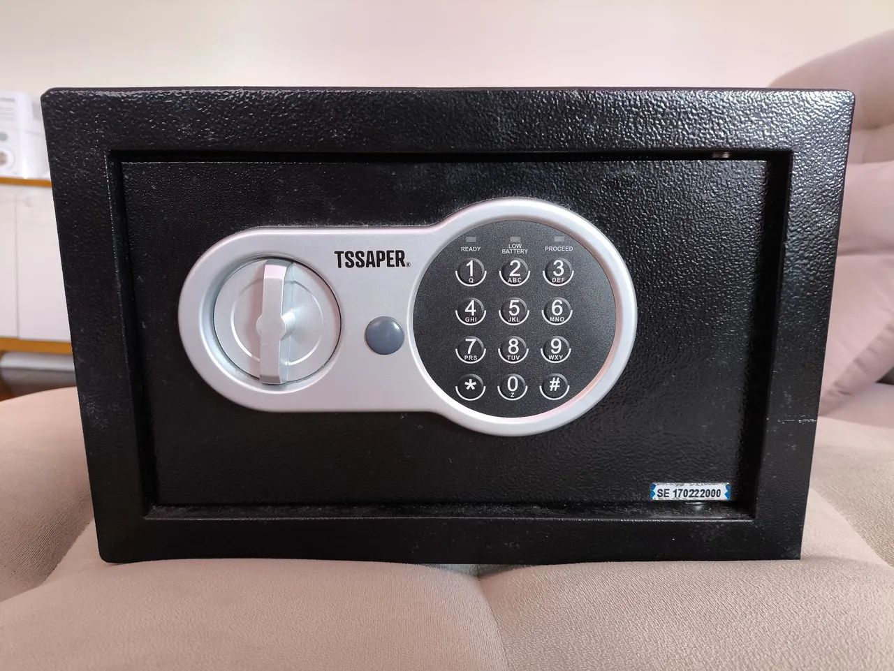 Cofre TSSAPER, só abre na chave (teclado com DEFEITO) - Segurança ...