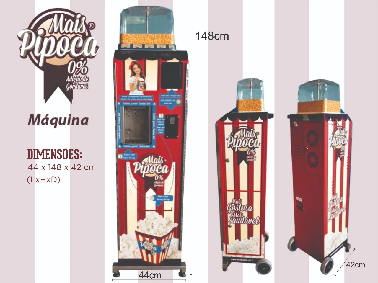 "maquinas de vending machines" no Brasil