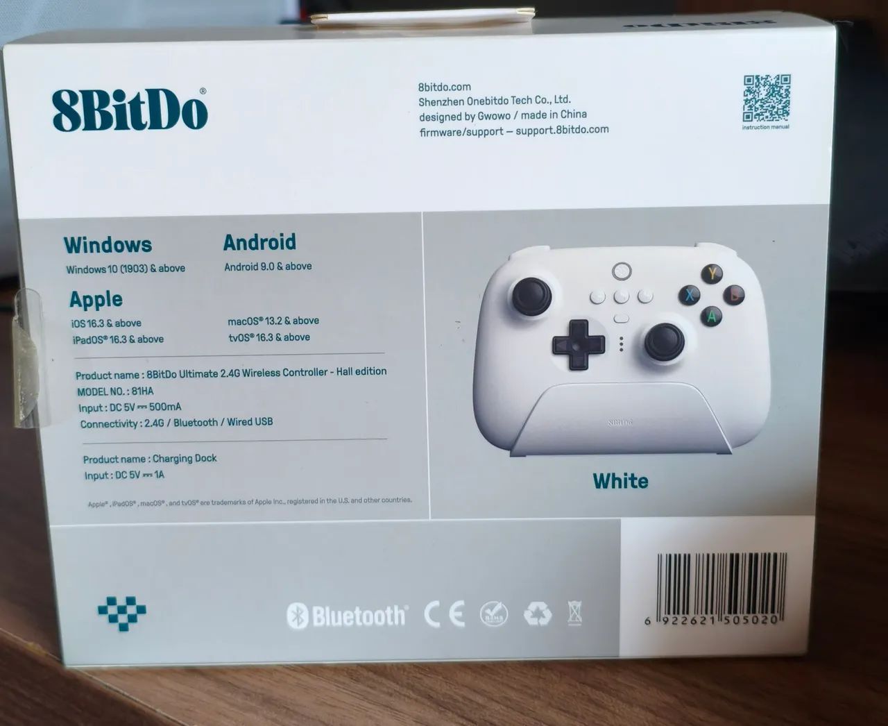 Controle 8BitDo Ultimate 2.4 Wireless e Bluetooth com Dock de ...