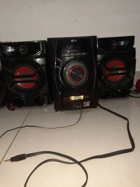 Som LG com 2 caixas acústicas - Aparelhos de Som - Conjunto Residencial ...