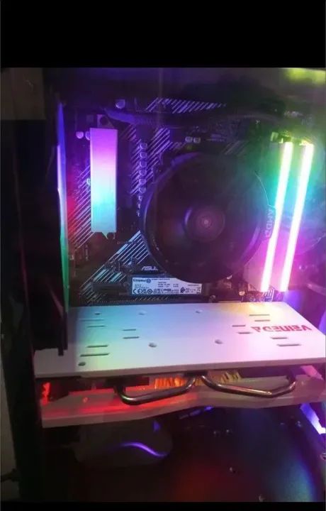 Placa de Vídeo AMD RX 580 8GB 500 series Gamer RGB - Potente e ...