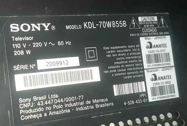 Sony 70 polegadas | +82 anúncios na OLX Brasil