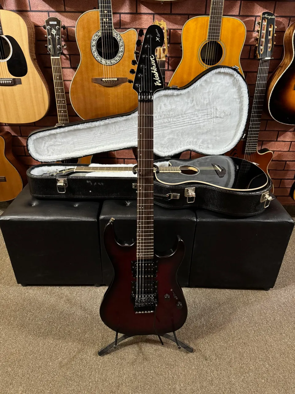 "guitarras washburn" - Instrumentos musicais no Brasil