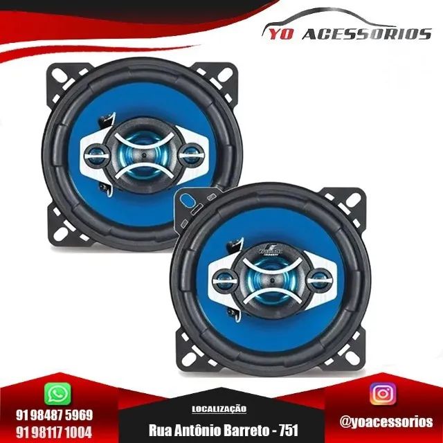 "auto falante 4 polegadas" no Brasil