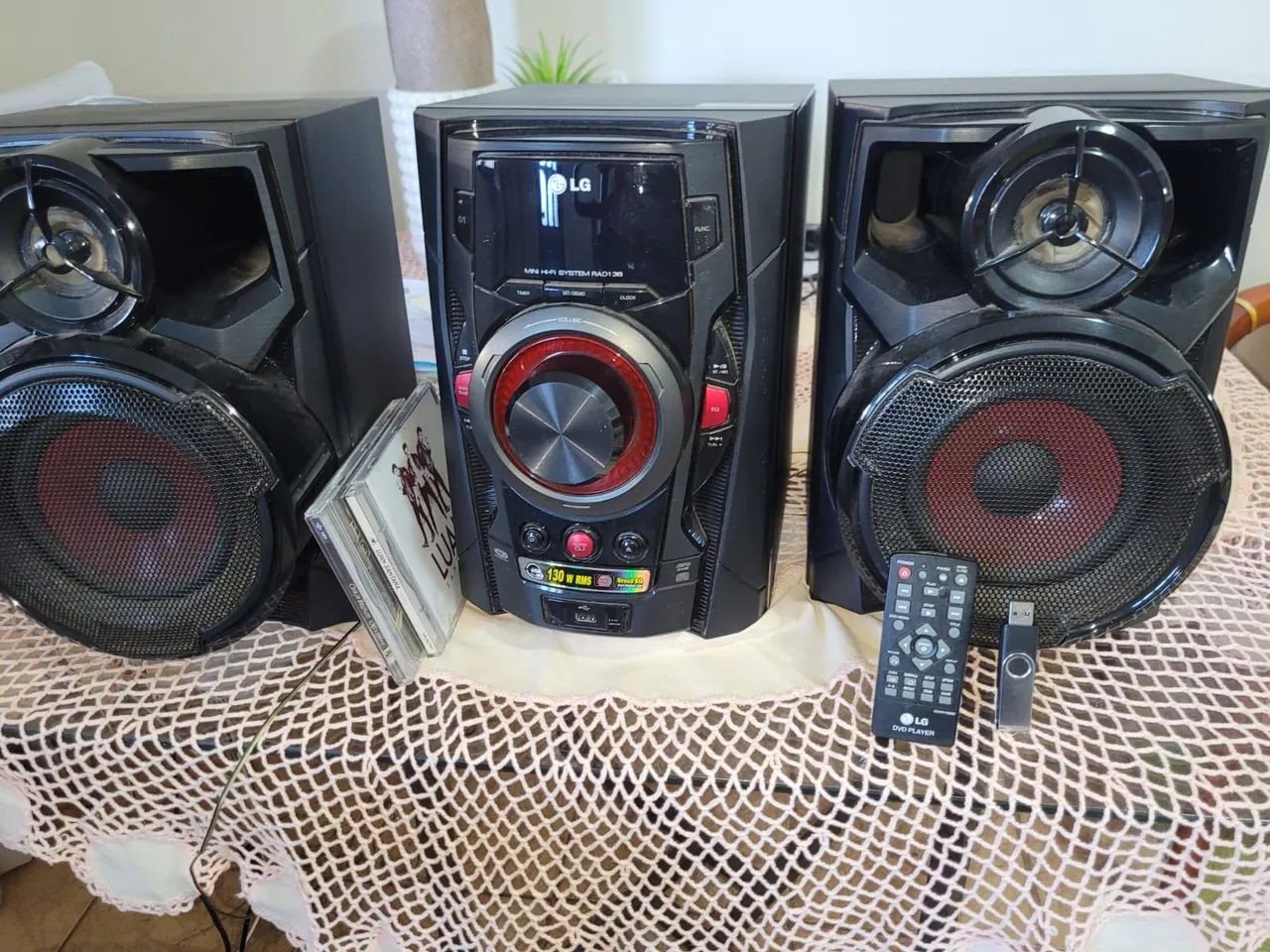"mini hi fi system lg" no Brasil