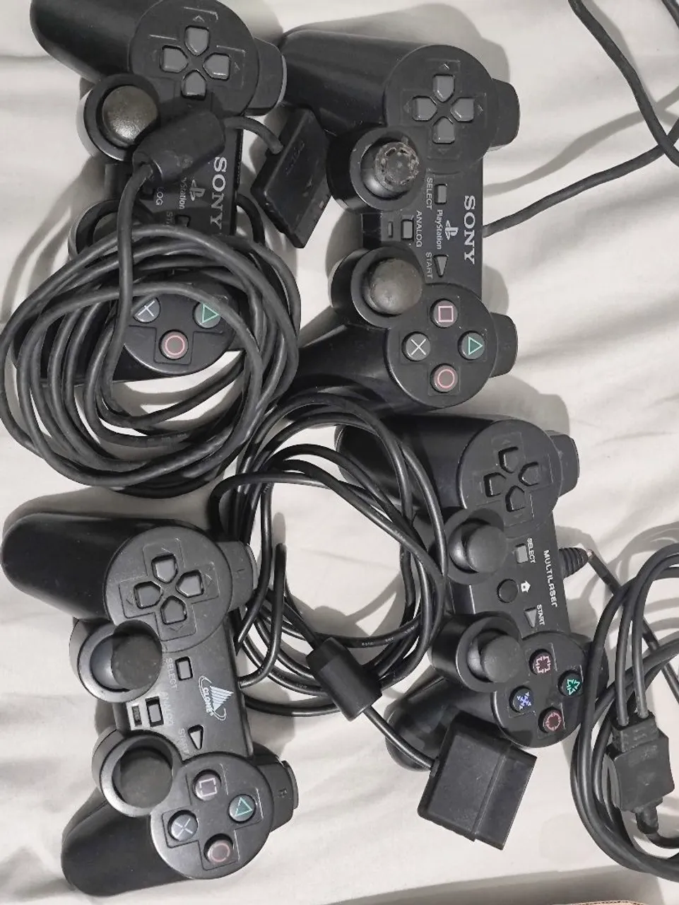 "controles de ps2 original" - Consoles de Vídeo Game no Brasil