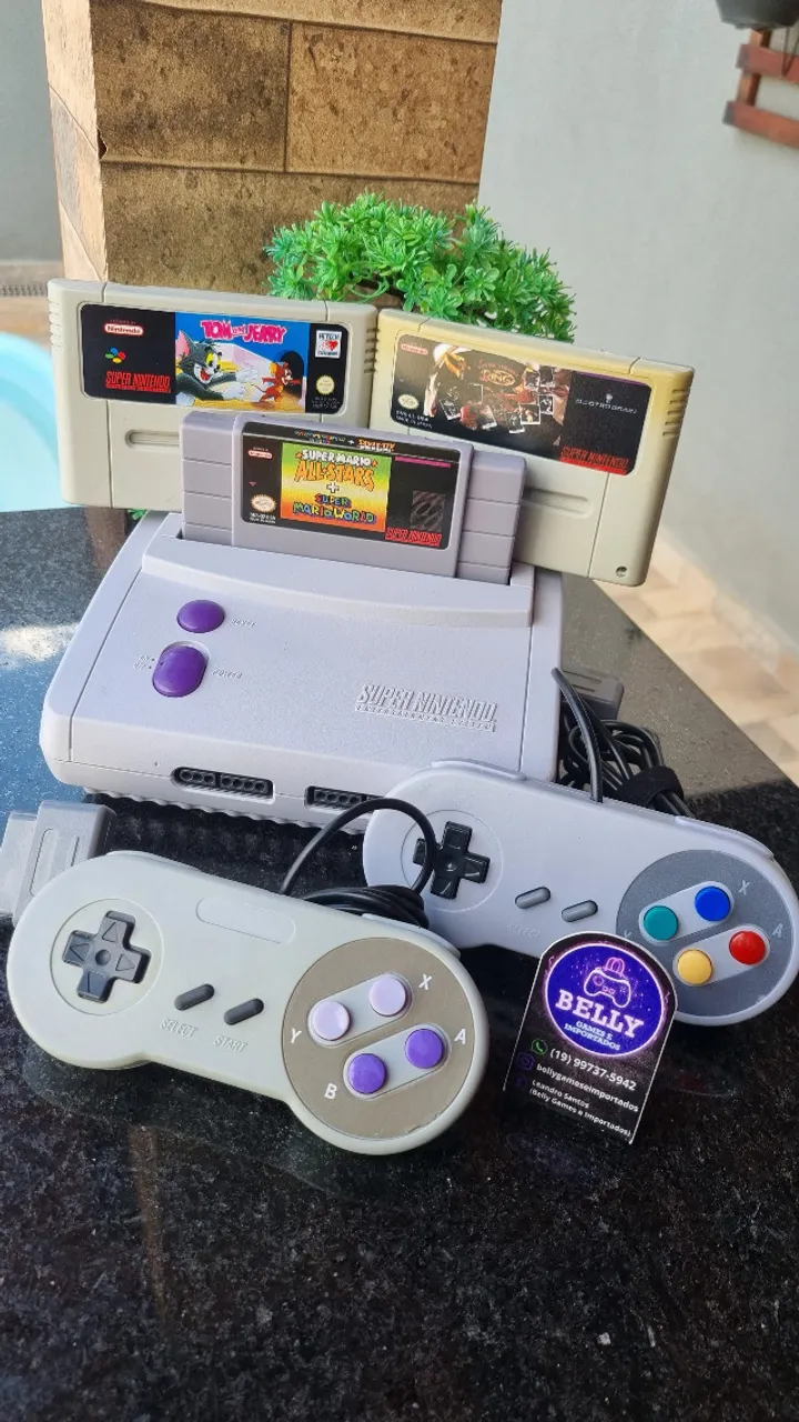 "super nintendo antigo" no Brasil