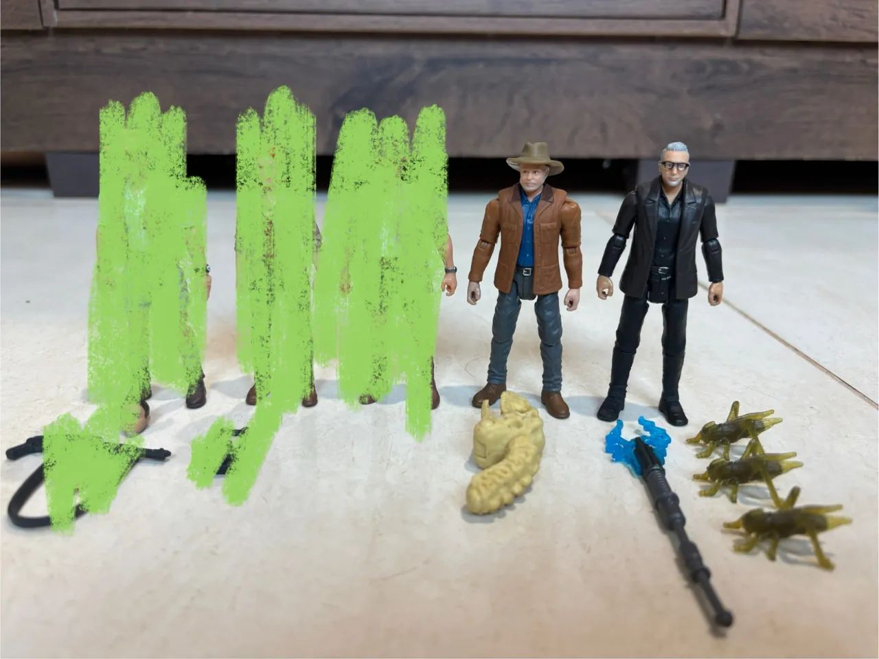 Jurassic World Mattel Robert, Dr. Allan, Dr. Ian, Dr. Sara e Roland ...