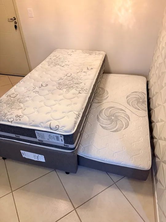 Cama Box solteiro Cama auxiliar Anjos Camas e Colchoes Czerniewicz Jaragua do Sul 1367861682 OLX