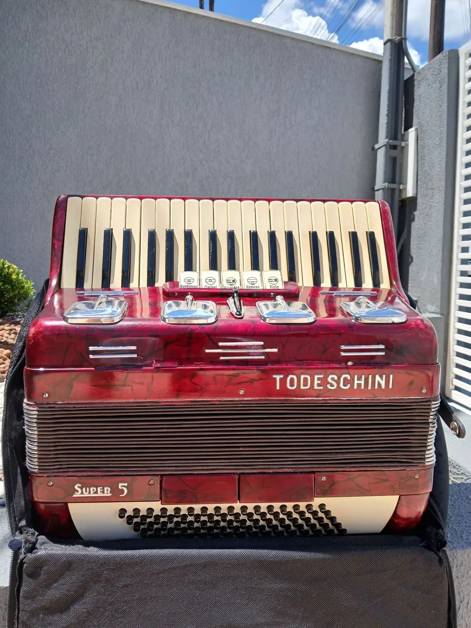 Acordeon Todeschini Super 5 - Instrumentos musicais - Arapoti ...