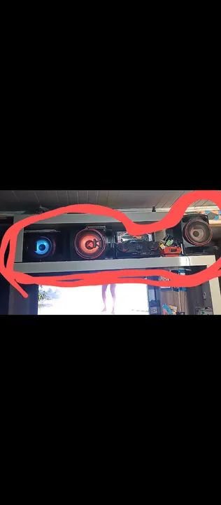 Som Xboom LG cj88 2250w de potência