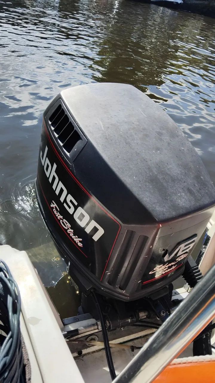 Jhonson Fast Strike 150 v6 motor de popa lancha - Barcos e aeronaves ...