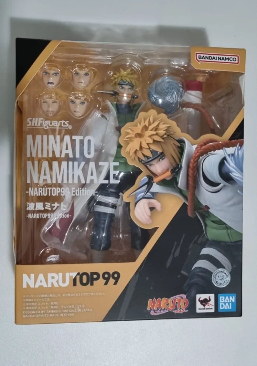 SH FIGUARTS MINATO NAMIKAZE NARUTOP99 LACRADO NOVO - Hobbies e coleções ...
