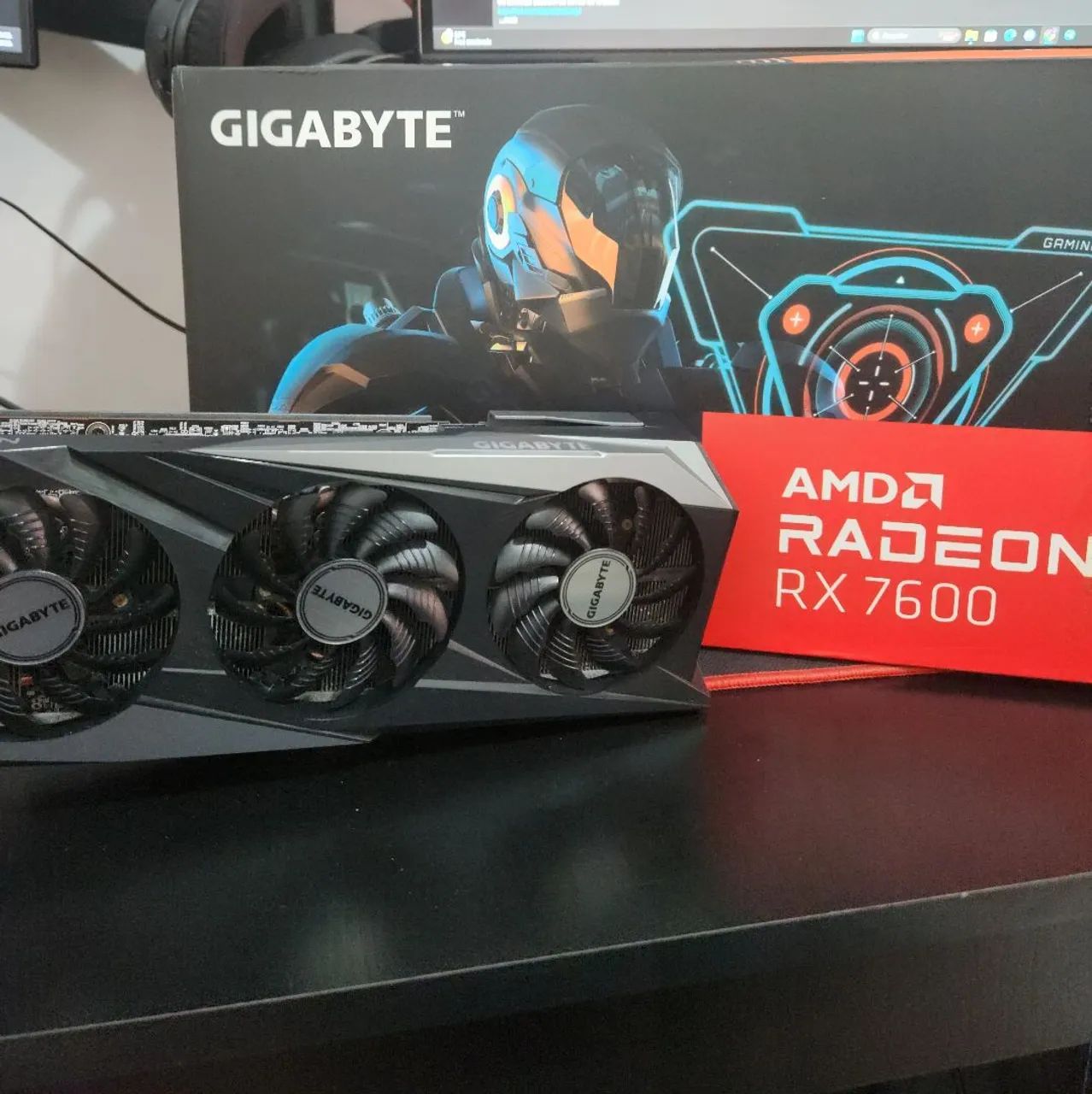 Rx 7600 8gb na garantia para venda - Placas de Vídeo - Estados, Fazenda ...