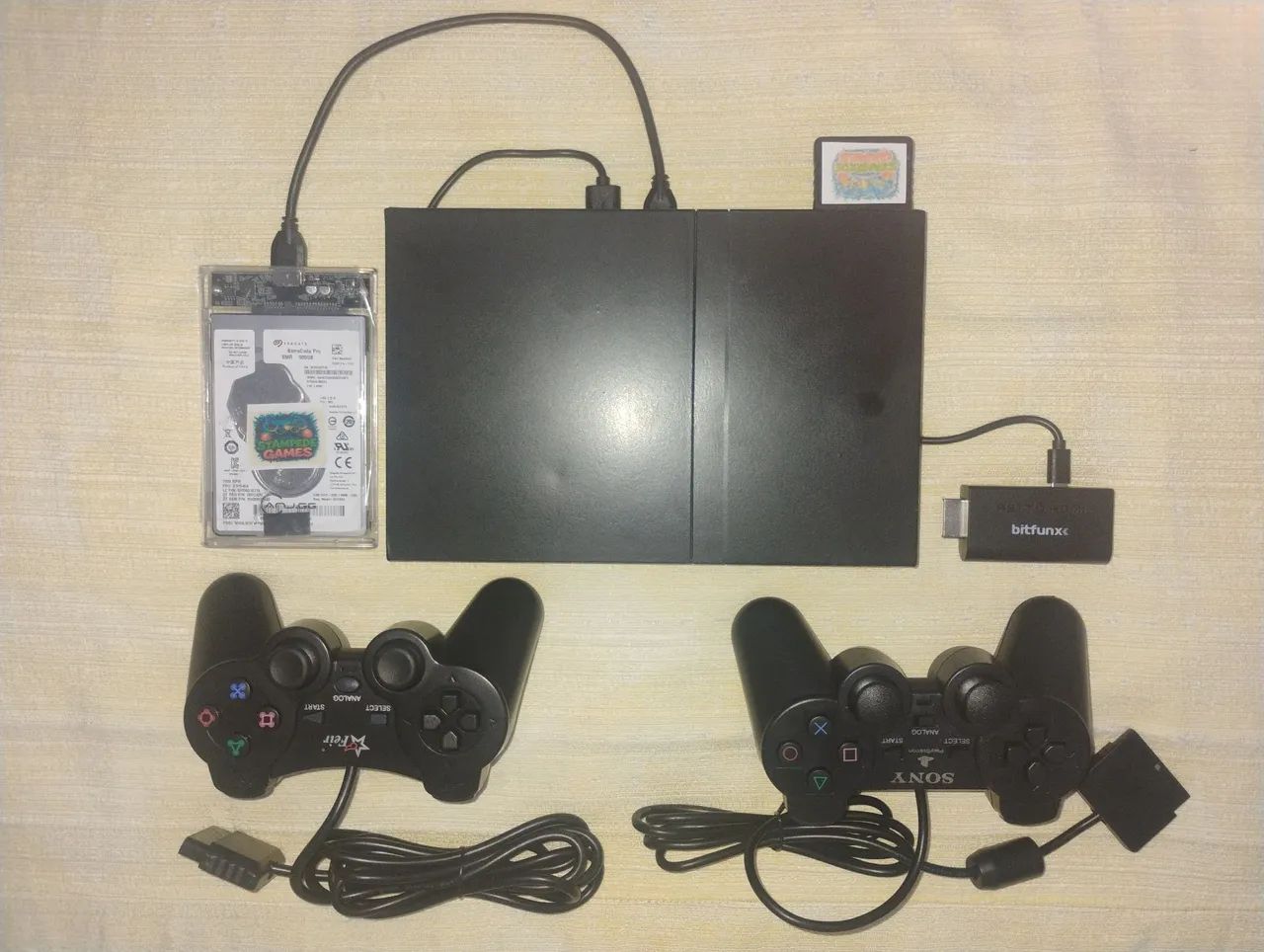 PS2 com HD de 500 gb 280 jogos do ps2 - Consoles de Vídeo Game ...