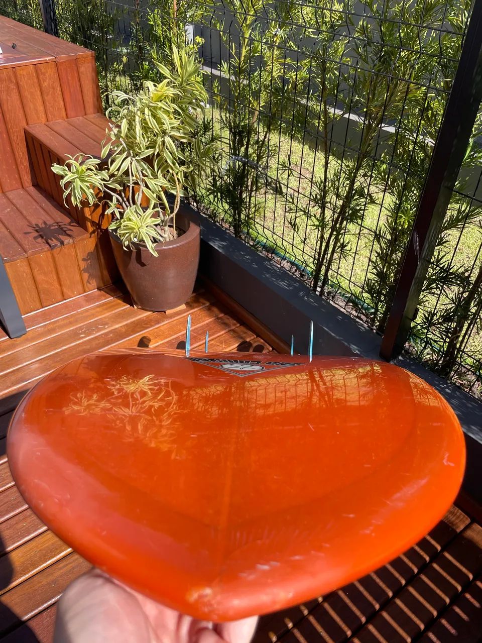 Prancha fish 5 9 quadri-quilhas semi nova, pouco uso - Esportes ...