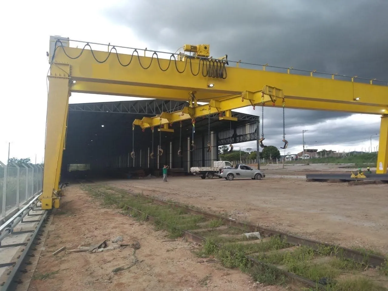 "porticos rolantes" no Brasil