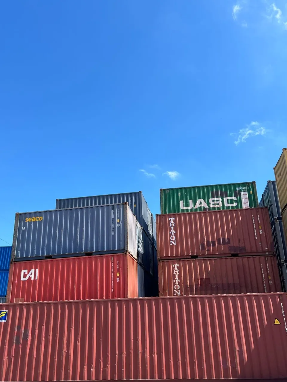 "container 20 pes" no Brasil