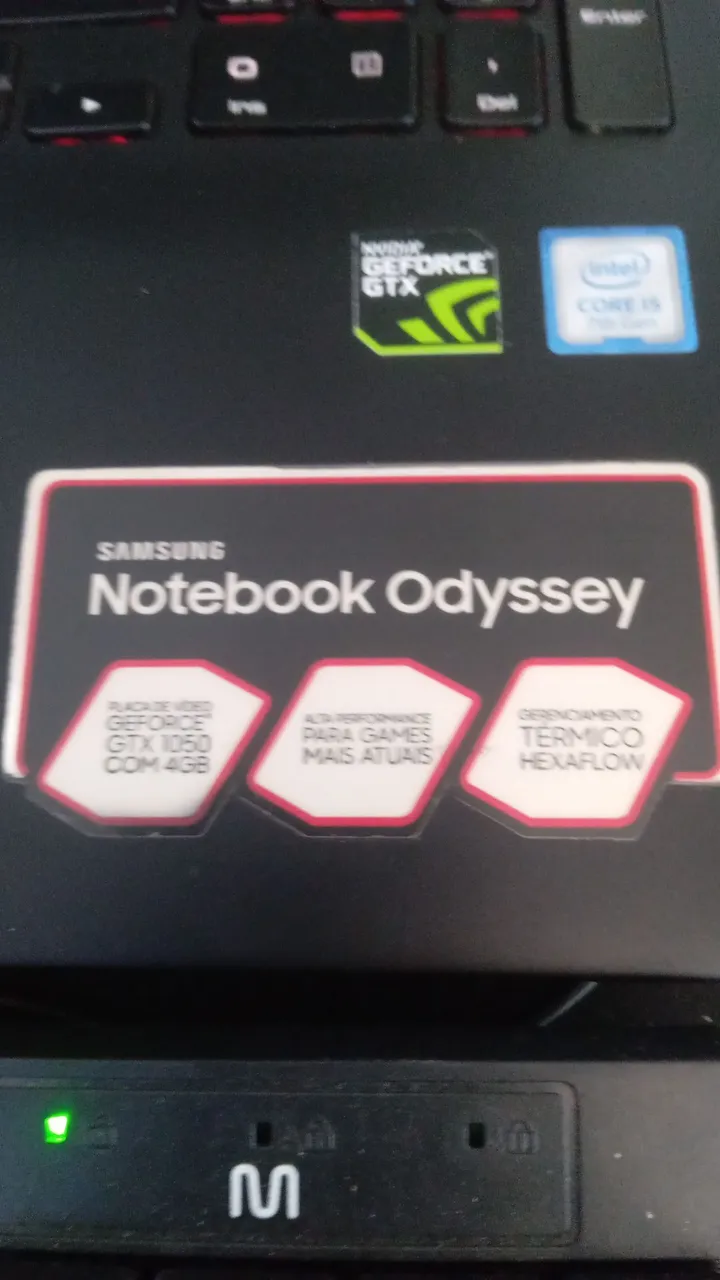 "notebook samsung gamer odyssey" - Notebooks no Brasil