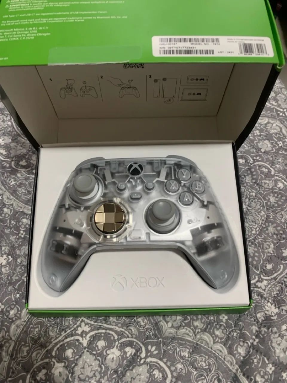 Controle Xbox Series s, one e X - Transparente - Peças e Acessórios de ...