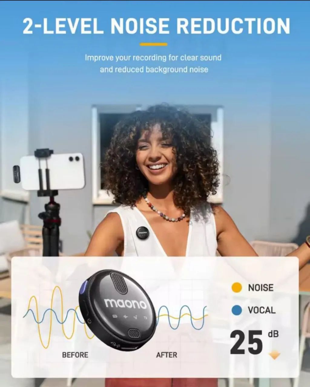 Microfone de Lapela Maono Wm620 Premium (Original e Lacrado) - Microfones e Gravadores ...