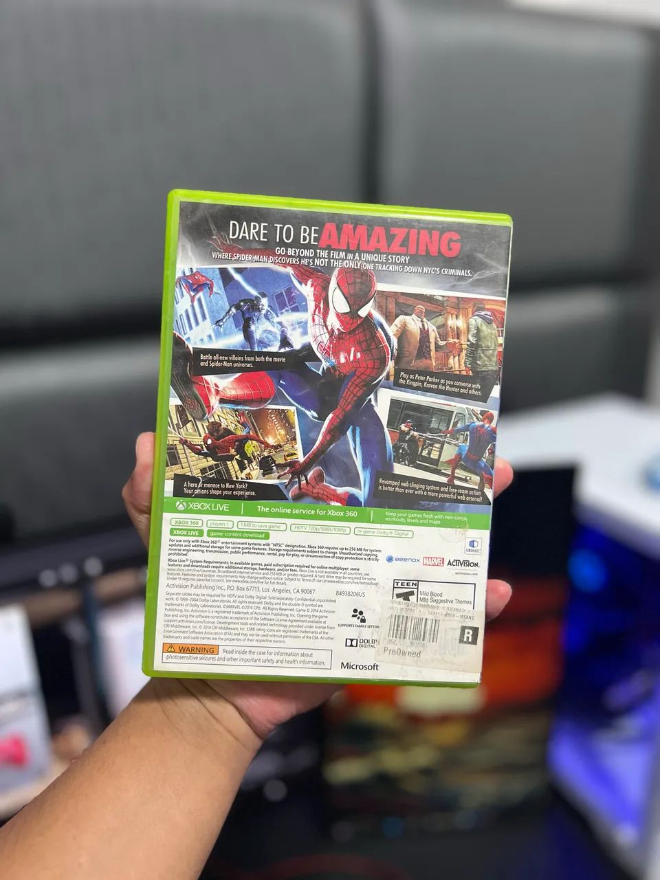 The amazing spider man 2 Xbox 360 - Jogos de Vídeo Game - Papillon Park ...