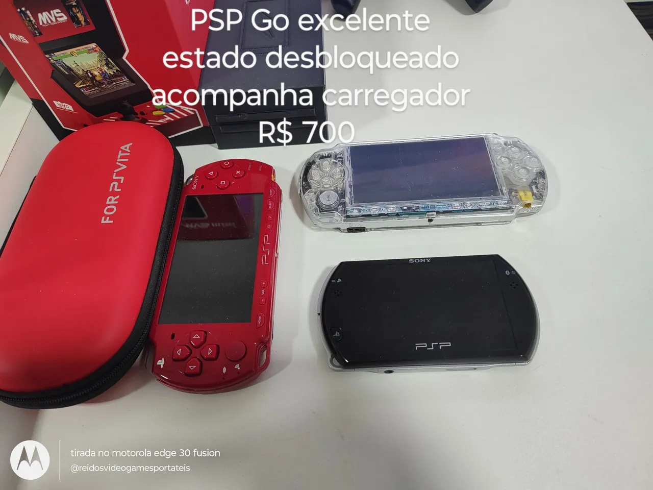 "psp go desbloqueado" - Consoles de Vídeo Game no Brasil