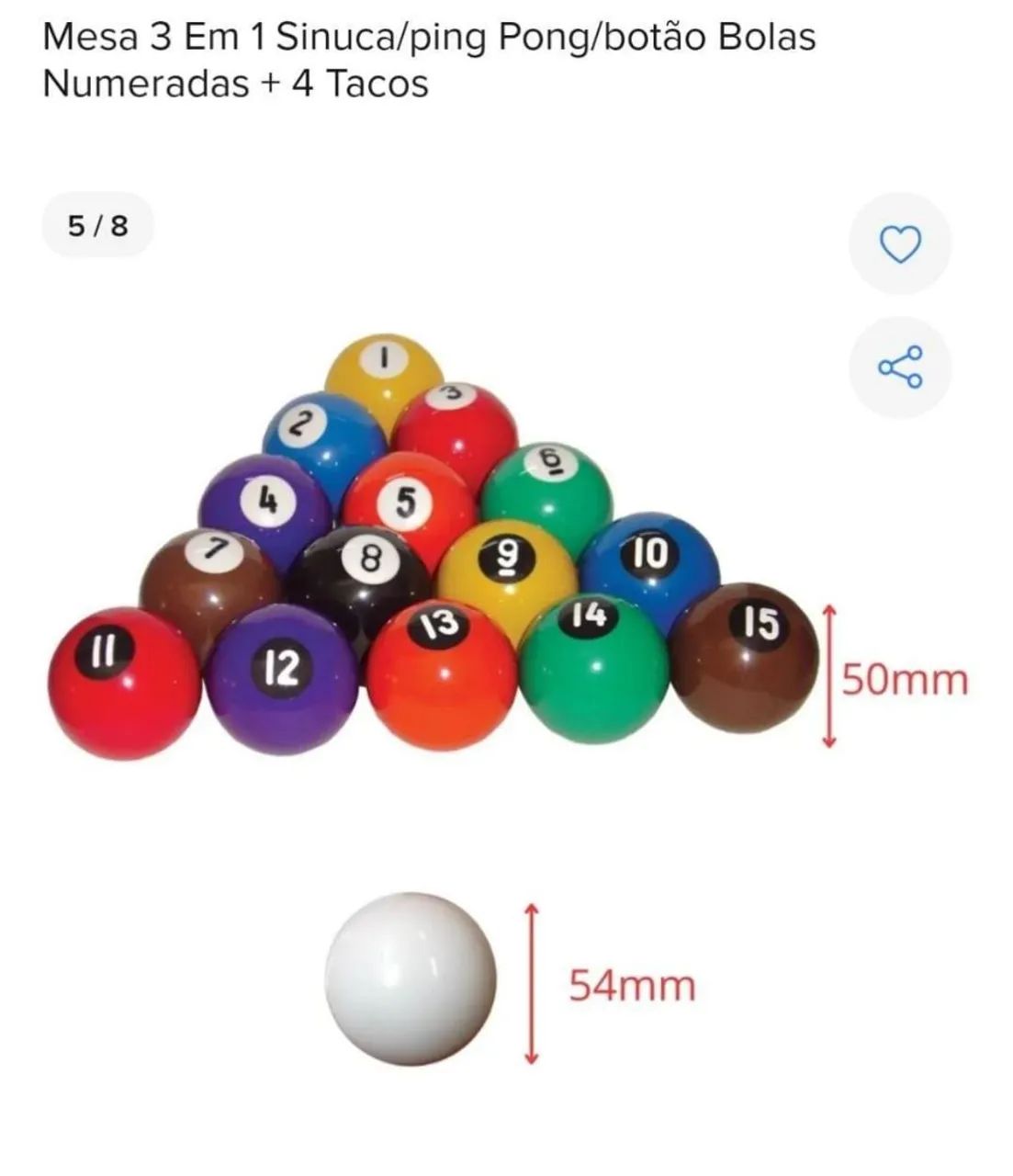 Mesa 3 em 1. sinuca com ping pong e mesa de botão - Esportes de Quadra ...
