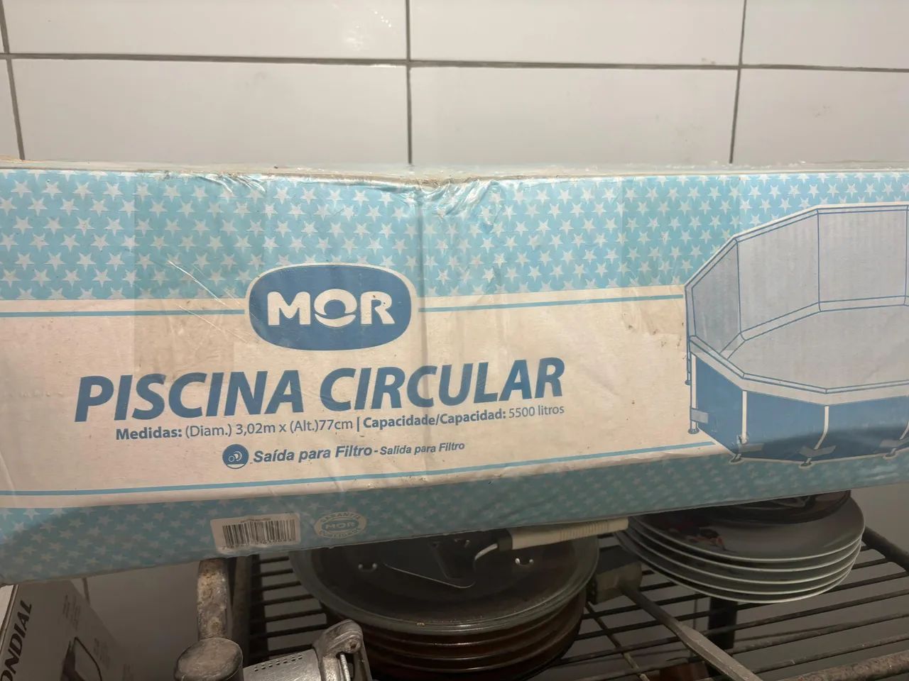PISCINA CIRCULAR + MOTOR - NUNCA USADA - Área Externa - Nossa Senhora ...