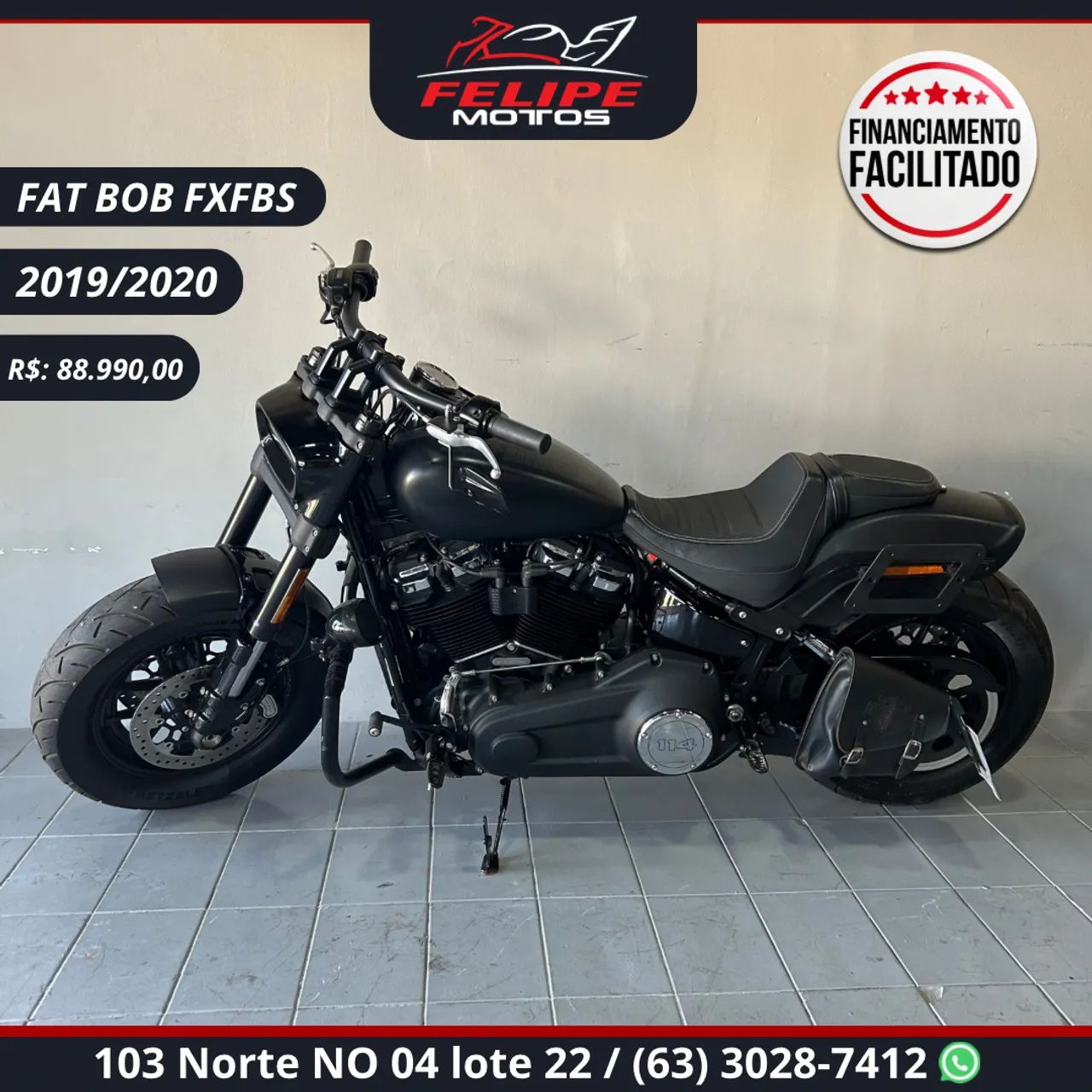 Motos HARLEY-DAVIDSON FAT no Brasil