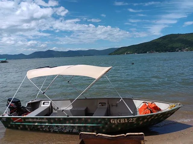 "barco de aluminio com motor" no Brasil