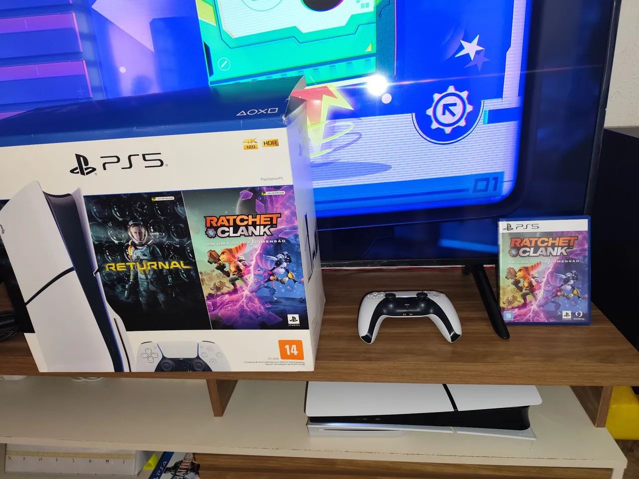 PlayStation 5 (PS5) modelo slim com leitor de disco. na Caixa - Consoles de Vídeo Game ...