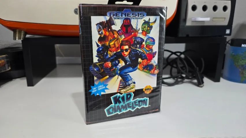 Jogo Kid Chameleon Mega Drive/Genesis paralelo com caixa e encarte ...