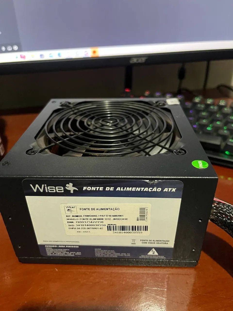 Fonte 500w ATX usada - Periféricos e Acessórios de Computador - Conjunto Habitacional Anélio ...