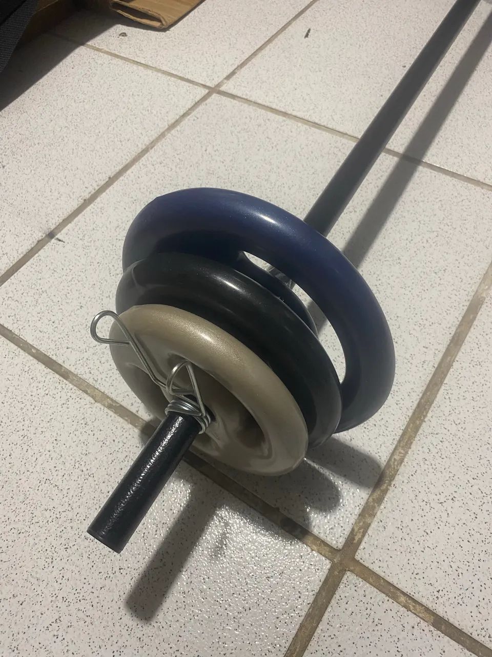 Vendo kit boddy pump novo para exercícios! Leia anuncio - Academia e ...