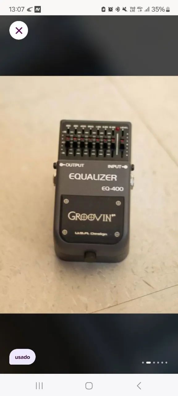 Equalizador Groovin' EQ-400 - Instrumentos musicais - Setor Industrial ...
