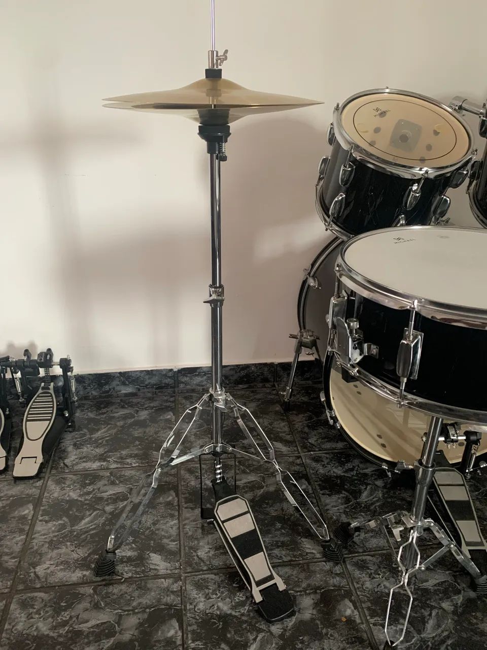 Bateria Michael trinity preta acústica - Instrumentos musicais - Realengo, Rio de Janeiro ...