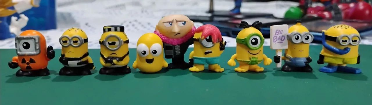 Lote 9 Miniaturas Minions e Gru - Coleção Meu Malvado Favorito ...
