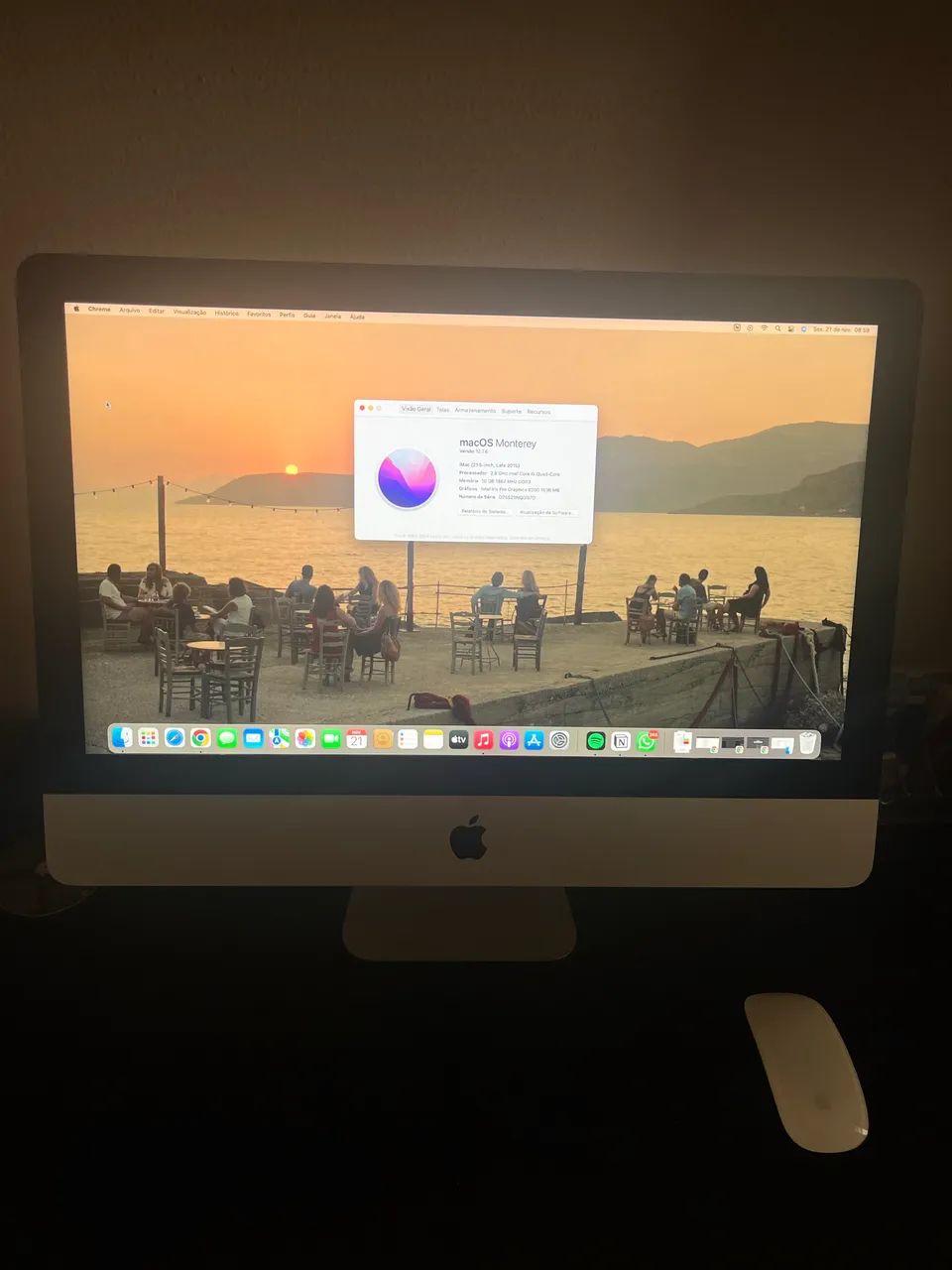 iMac 21.5 polegadas - i5 Quad-Core, 16GB RAM, SSD 1TB - impecável e sem marcas de uso ...