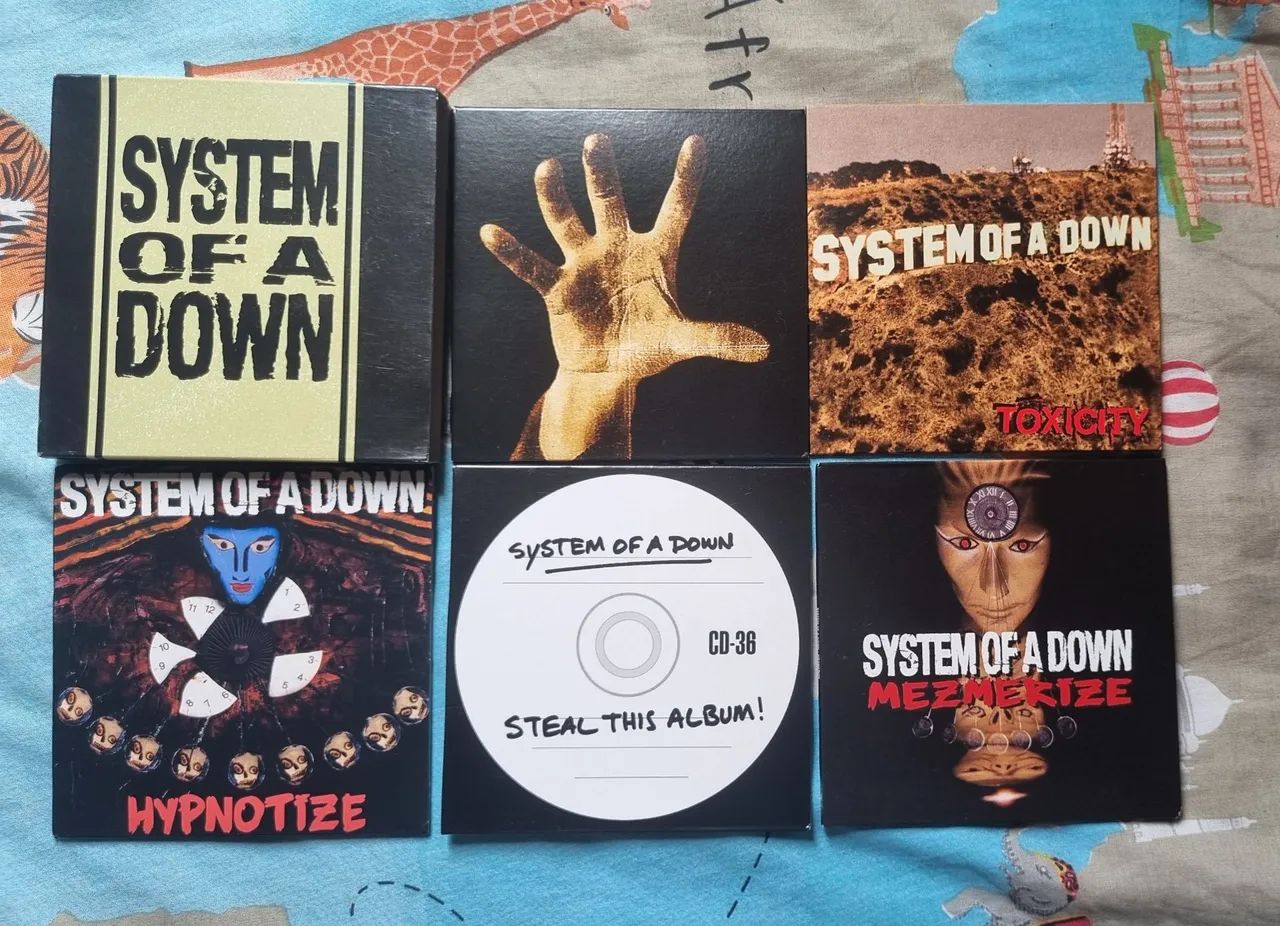 Box com coleção completa System of a Down - CDs - CDs, DVDs etc ...